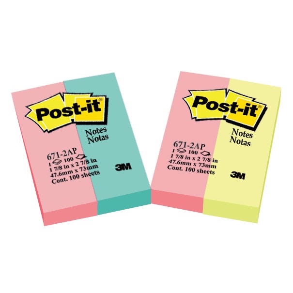 โพสอิท โน้ต เพจมาร์กเกอร์ โพสต์-อิท® Post-it 3M 670-5AN, 670-5AP, 671 ...
