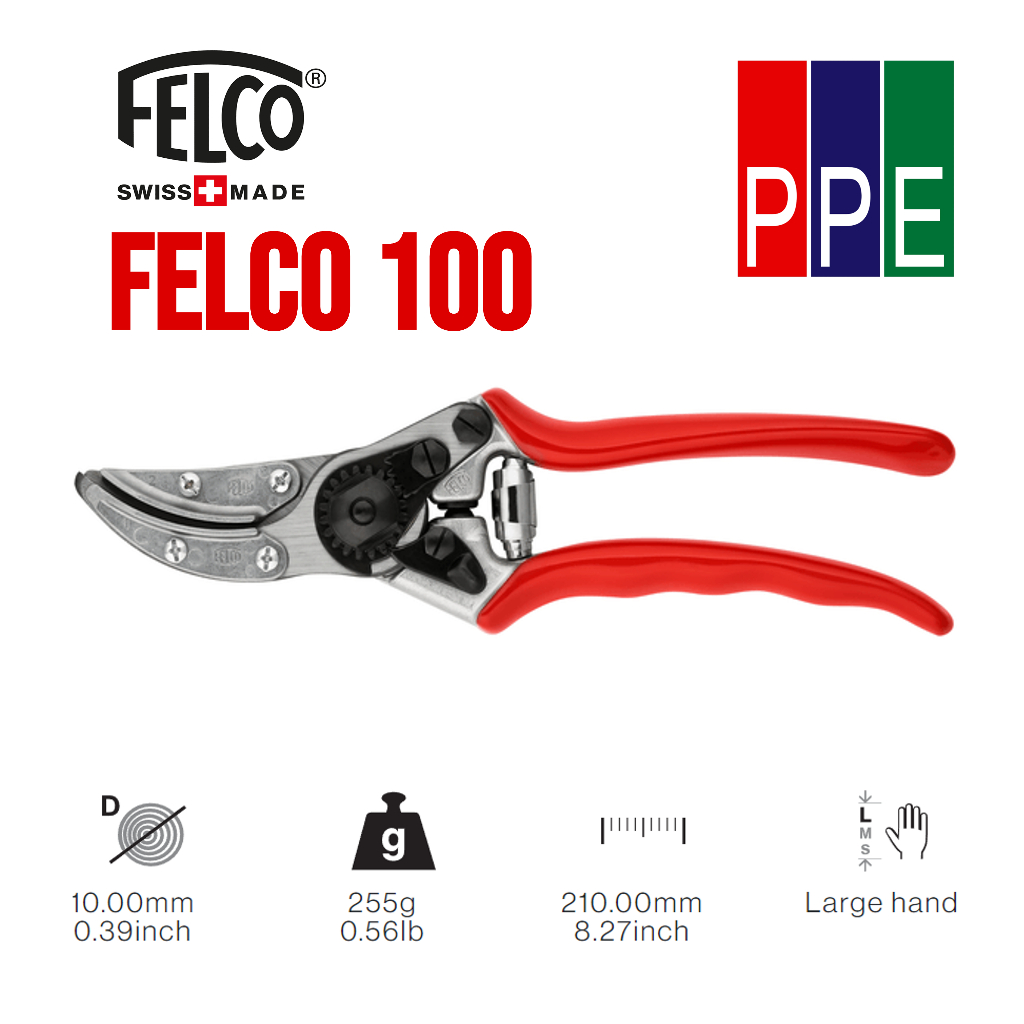 FELCO 100 [FELCO] กรรไกรตัดกิ่งกุหลาบและดอกไม้ ตัดเก็บดอกไม้ (Cut ...