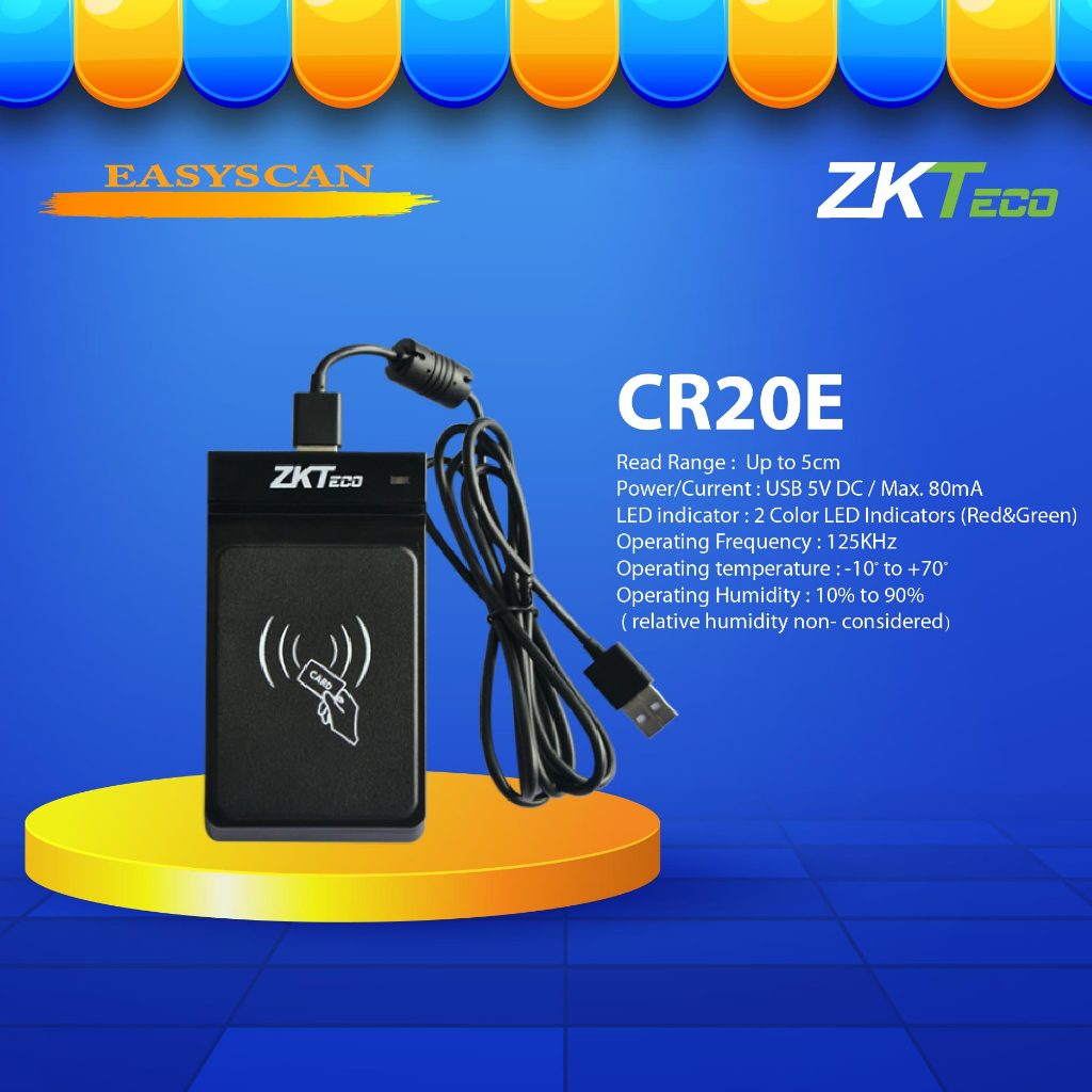 ZKTeco รุ่น CR20E เครื่องอ่านบัตร | Shopee Thailand