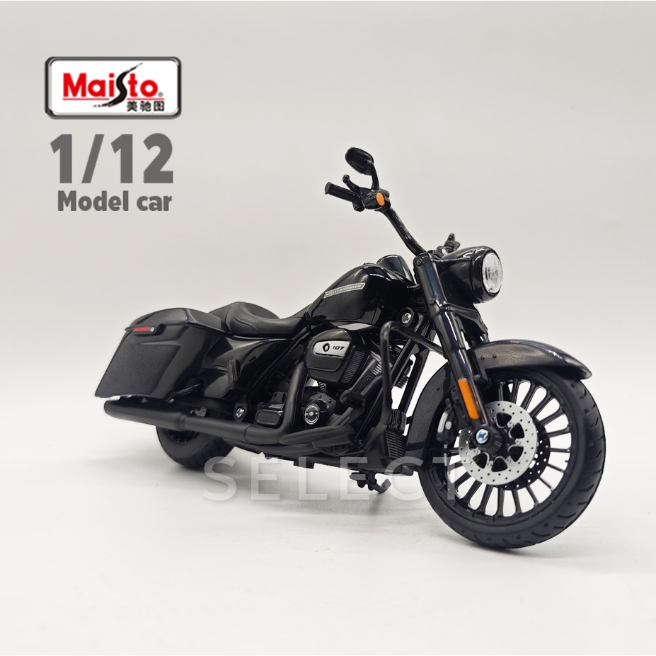 โมเดลรถจักรยานยนต์ Maisto 1:12 HARLEY-DAVIDSON 2017-Road-King-Special พร้อมส่ง | Shopee Thailand