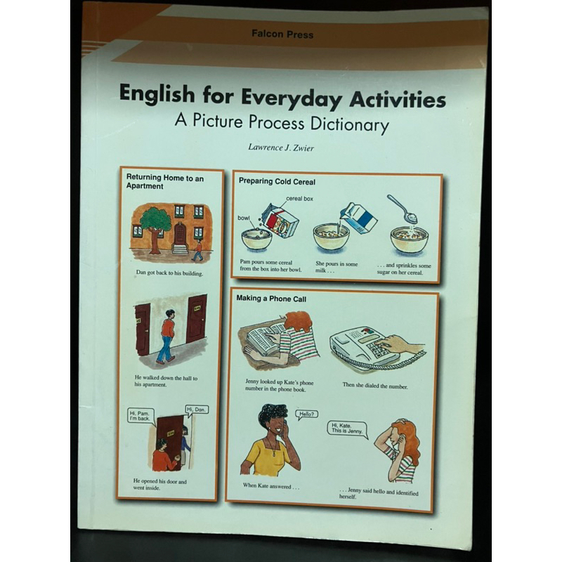 หนังสือมือสอง | English for Everyday Activities A Picture Process ...