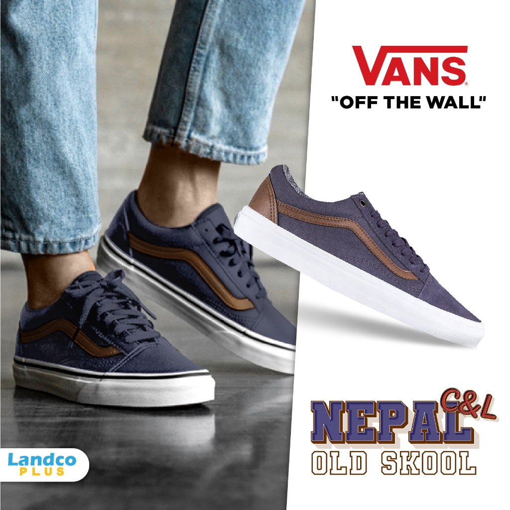Vans รองเท้าผ้าใบ รองเท้าลำลอง แบบสวม OL Shoe Old Skool C&L VN0004OJJOJ ...