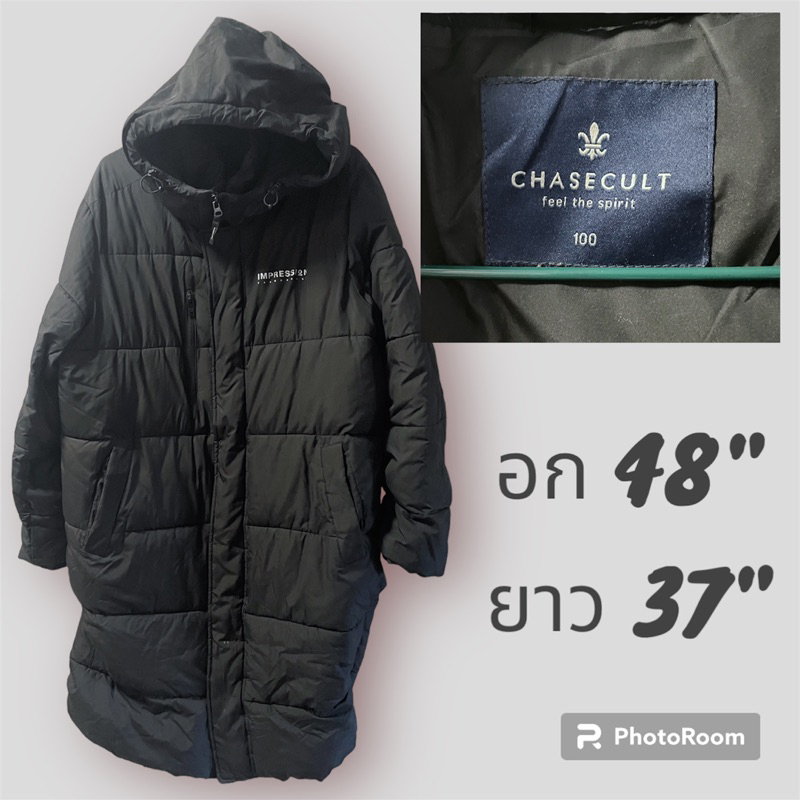 (มือสอง)Long Padding jacket แบรนด์ chasecult | Shopee Thailand