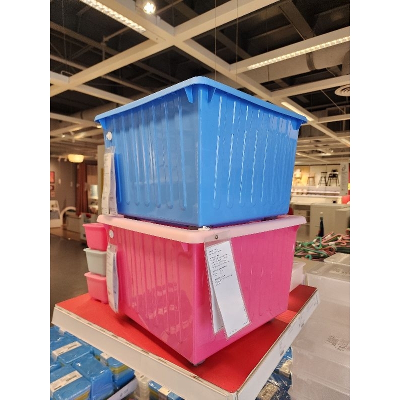 🔥SALE🔥กล่องใส่ของมีล้อ IKEA VESSLA | Shopee Thailand