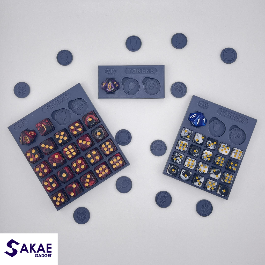 Dice tray / Token tray ถาดวางCommand point ,Token และ ลูกเต๋า 20ช่อง ... Dice tray / Token tray ถาดวางCommand point ,Token และ ลูกเต๋า 20ช่อง ...