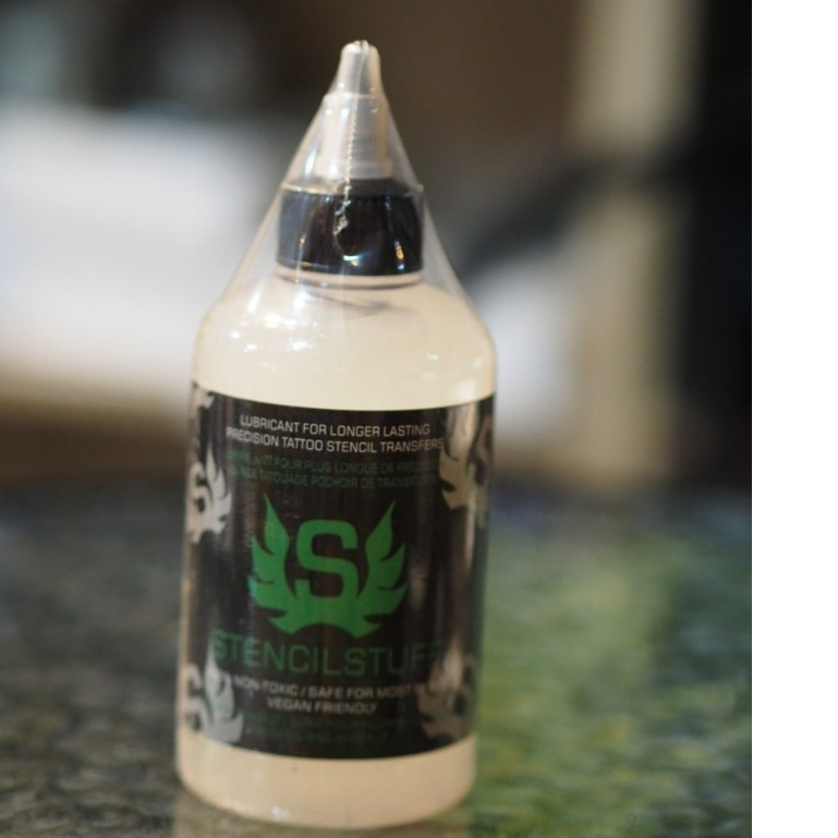 น้ำยาลอกลายสเตนซิว Stencil Stuff Tattoo Transfer Cream High Quality น้ำยาลอกลาย ขนาด 8 ออนซ์แถม ...
