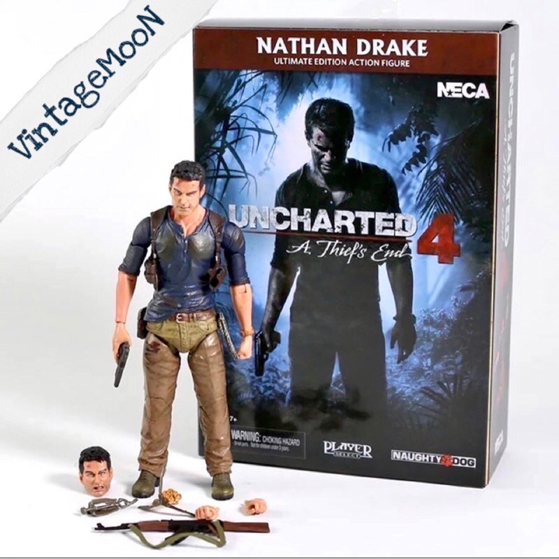 NECA Uncharted 4 A thief's end NATHAN DRAKE Ultimate Edition PVC Action ...