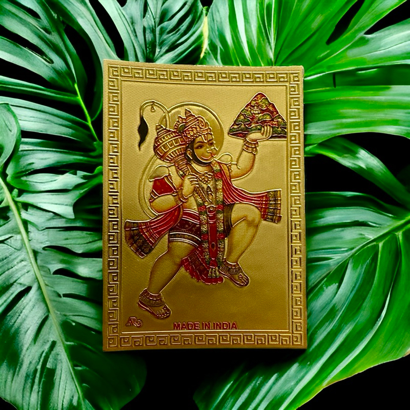 รูปภาพ พระหนุมาน แผ่นทองมงคล ( แผ่นทองนำเข้าจากอินเดีย ) | Shopee Thailand