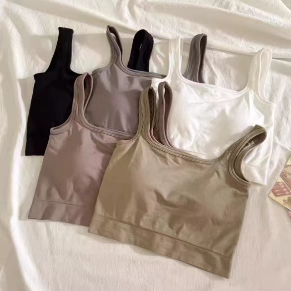 Bramin เสื้อครอป กร้ามครอป เสื้อชั้นใน รหัส-B72 แบบครึ่งตัว ครอปท็อป บ ...
