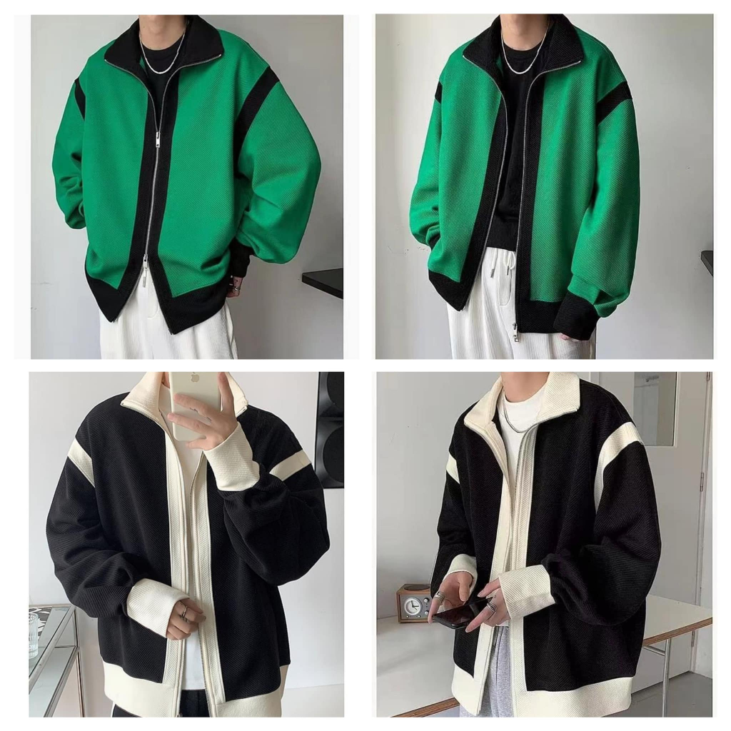 (มีอก 50 นิ้ว*) 11.WOLF ANTHONY JACKET เสื้อแจ็กเก็ตตัดขอบ / J12 ...