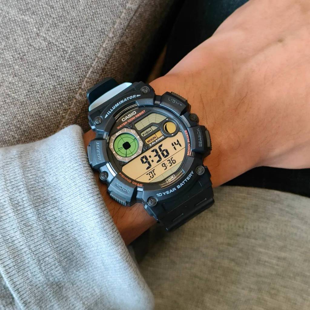 นาฬิกาผู้ชาย Casioแท้ รุ่น WS-1500H-1AV คาสิโอแท้ ประกัน 1 ปี | Shopee Thailand