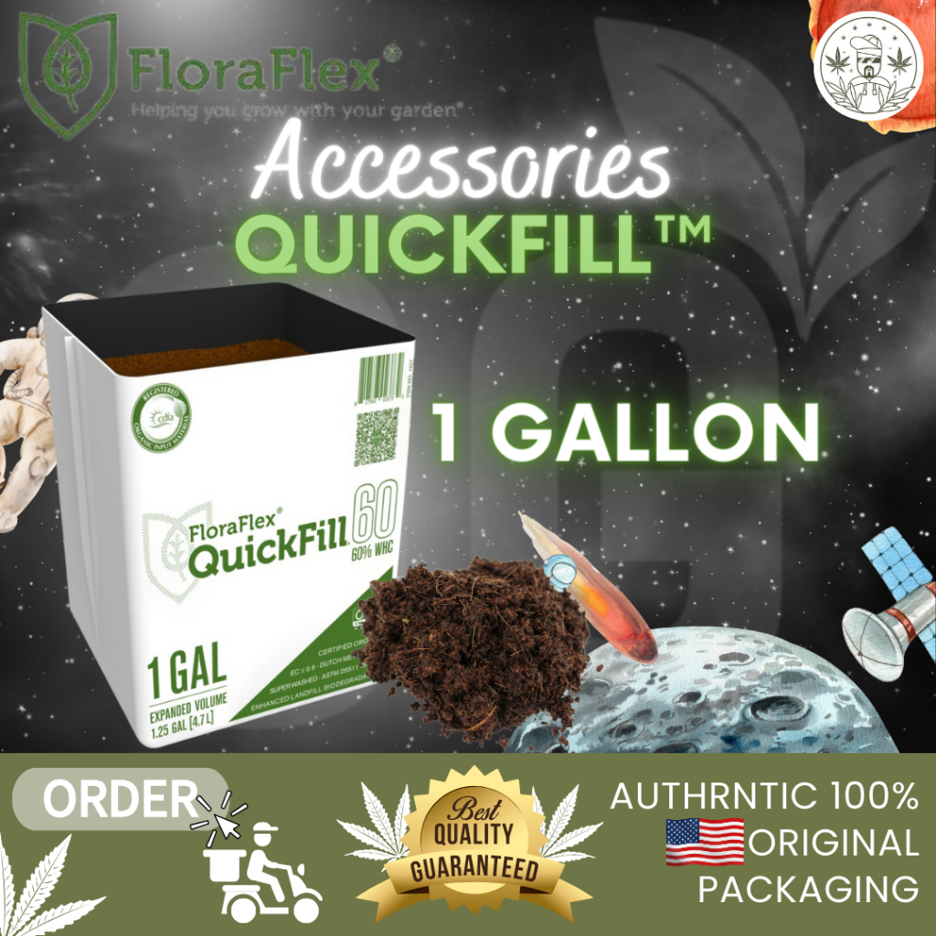 QuickFill Bag 60% WHC 1 Gallon QuickFill™ ถุงขุยมะพร้าว มาพร้อมกับรูตรงกลางสำหรับ 40|40 COCO ...