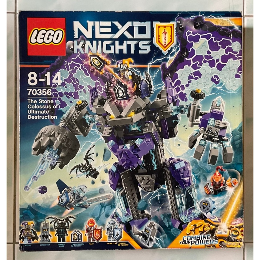 70356 Lego Nexo Knights The Stone Colossus of Ultimate Destruction ...