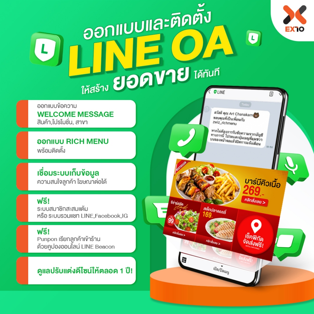แพ็กเกจบริการดูแล LINE OA | Shopee Thailand