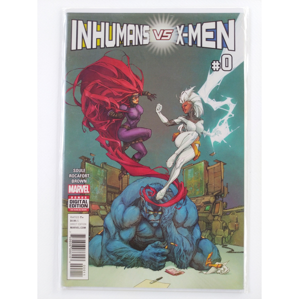 หนังสือการ์ตูน Marvel เรื่อง Inhumans vs. X-Men #0 (2016) ภาษาอังกฤษ ...