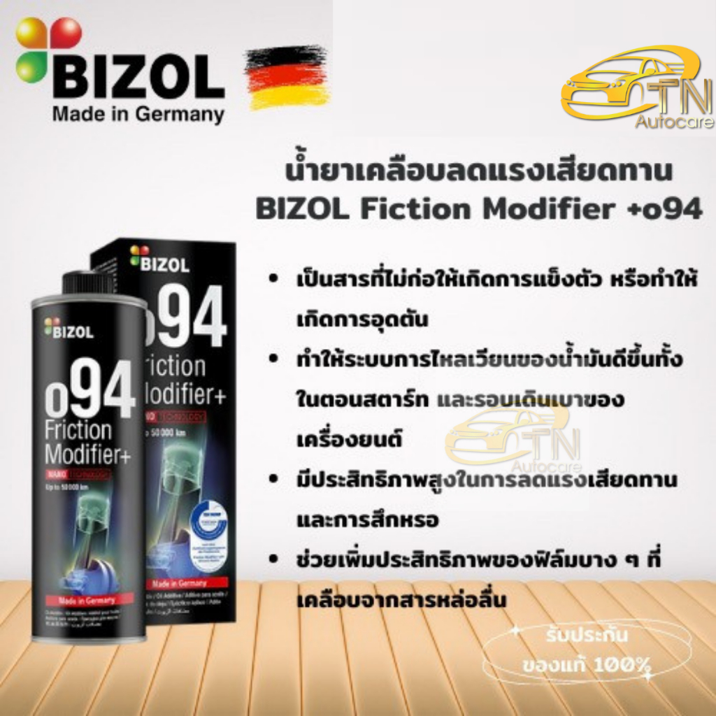 BIZOL Friction Modifier+ o94 250 ml. | Shopee Thailand