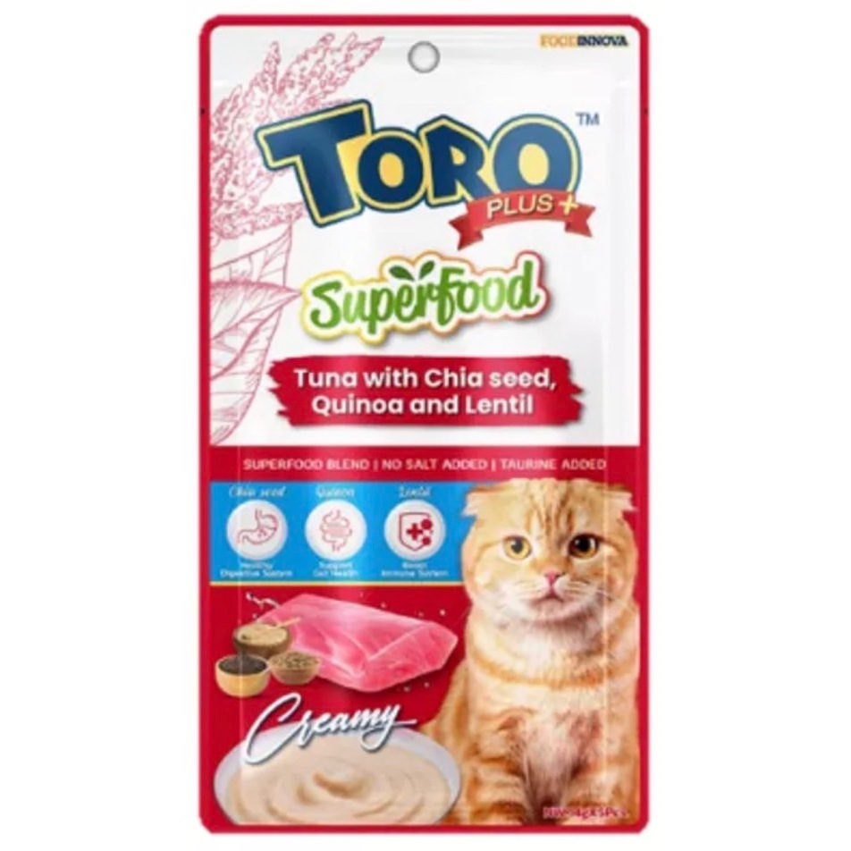 Toro Toro Plus SuperFood (โทโร โทโร่ พลัส สูตรซุปเปอร์ฟู้ด) ขนมแมวเลีย ...