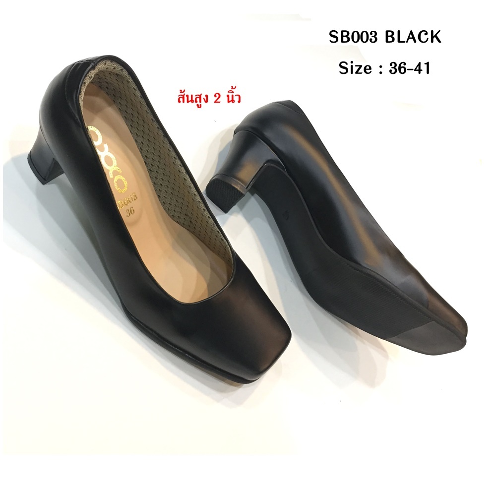 OXXO รองเท้ารับปริญญา นักศึกษา คัทชูนักศึกษา หรือสำหรับราชการ ผู้หญิง หัวตัด ส้น 2 นิ้ว SB003 ...