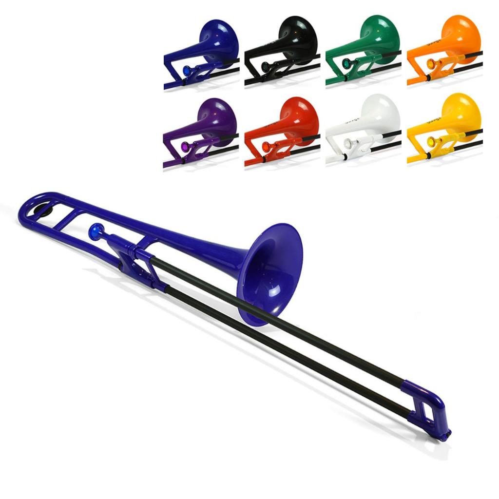pBone Plastic Trombone with Mouthpiece and Carry Bag – Bb ทรอมโบน ...