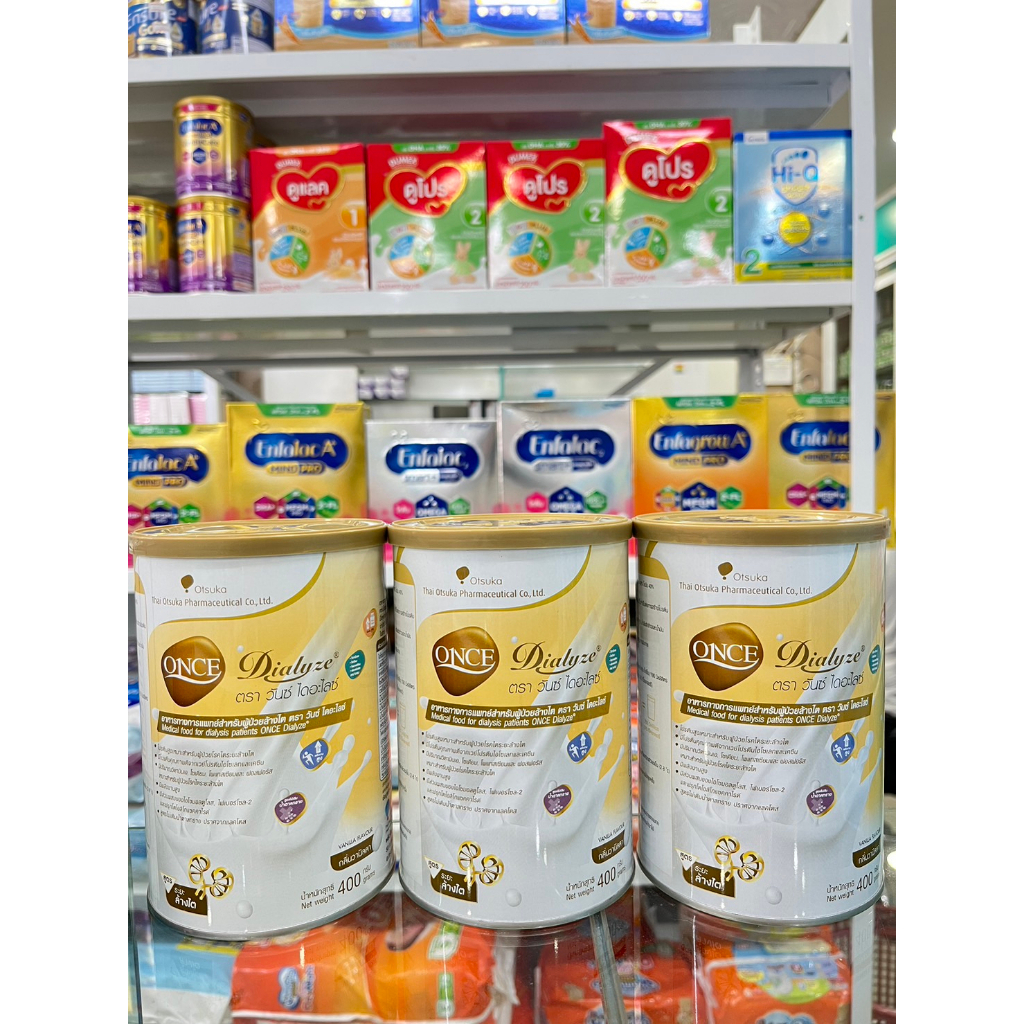 ONCE Dialyze วันซ์ ไดอะไลซ์ ขนาด 400 กรัม อาหารทางการแพทย์ สำหรับ ...