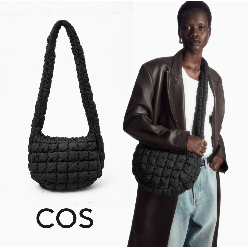 (พร้อมส่ง) กระเป๋า COS - Quilted Messenger Bag ของแท้ | Shopee Thailand