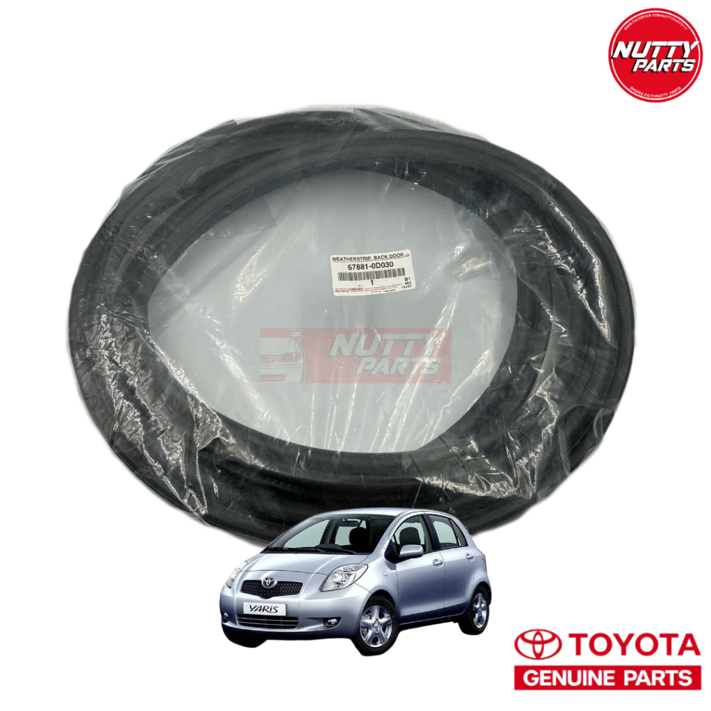 อะไหล่แท้ ยางขอบฝาท้าย TOYOTA YARIS ปี 06-13 NCP91 ยางฝาท้าย 67881 ...