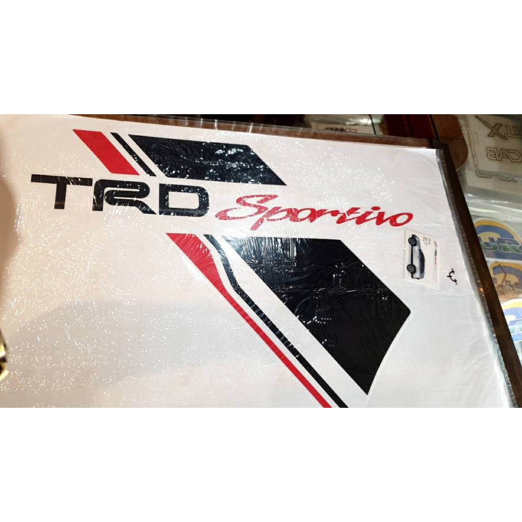 sticker trd sportivo มีให้เลือก 3 สี ติดข้างกระบะ ซ้าย ขวา toyota เลือก ...