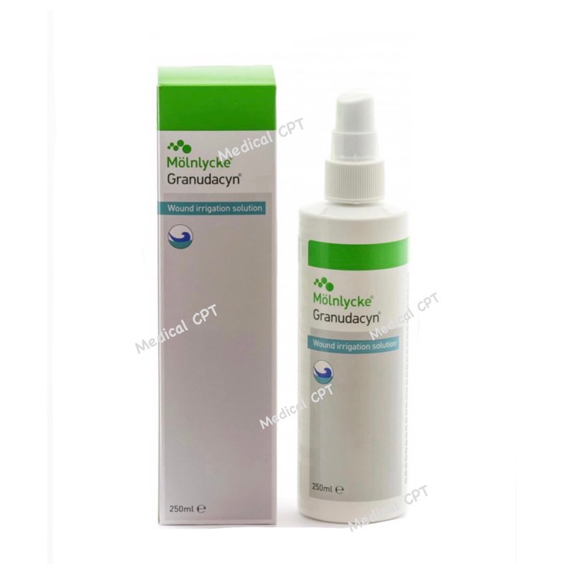 Granudacyn Wound irrigation Solution 250 หรือ 500 ml สำหรับล้างแผล ทำ ...