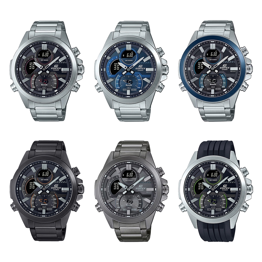 Casio Edifice นาฬิกาข้อมือ รุ่น ECB-30,ECB-30D-1A,ECB-30D-2A,ECB-30DC-1A,ECB-30P-1A,ECB-30DC-1B ...