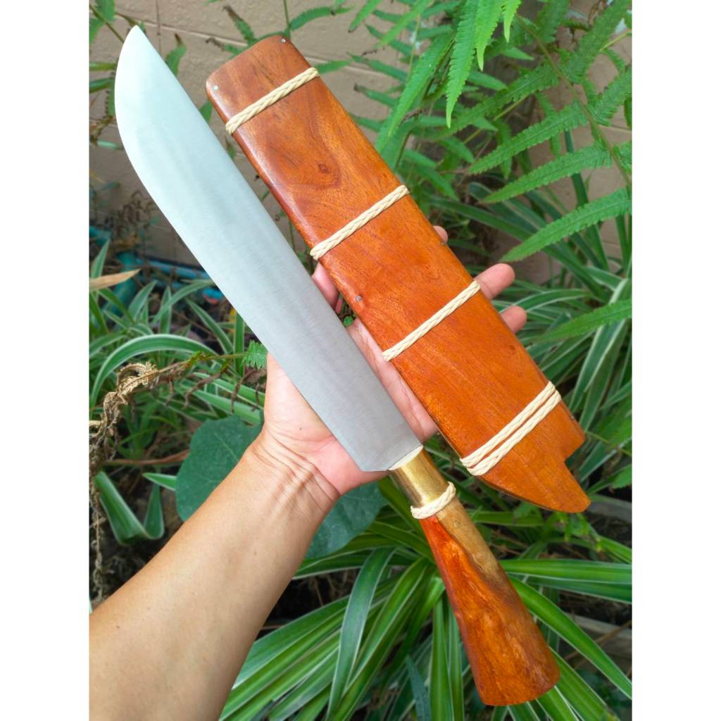 มาเชเต้ Machete, มีดเหน็บ E-Nep มีดควาญ มีดเดินป่า มีดแคมป์ 11.2” SUP9 ตีร้อนชุบแข็ง ผิวขัด ด้าม ...