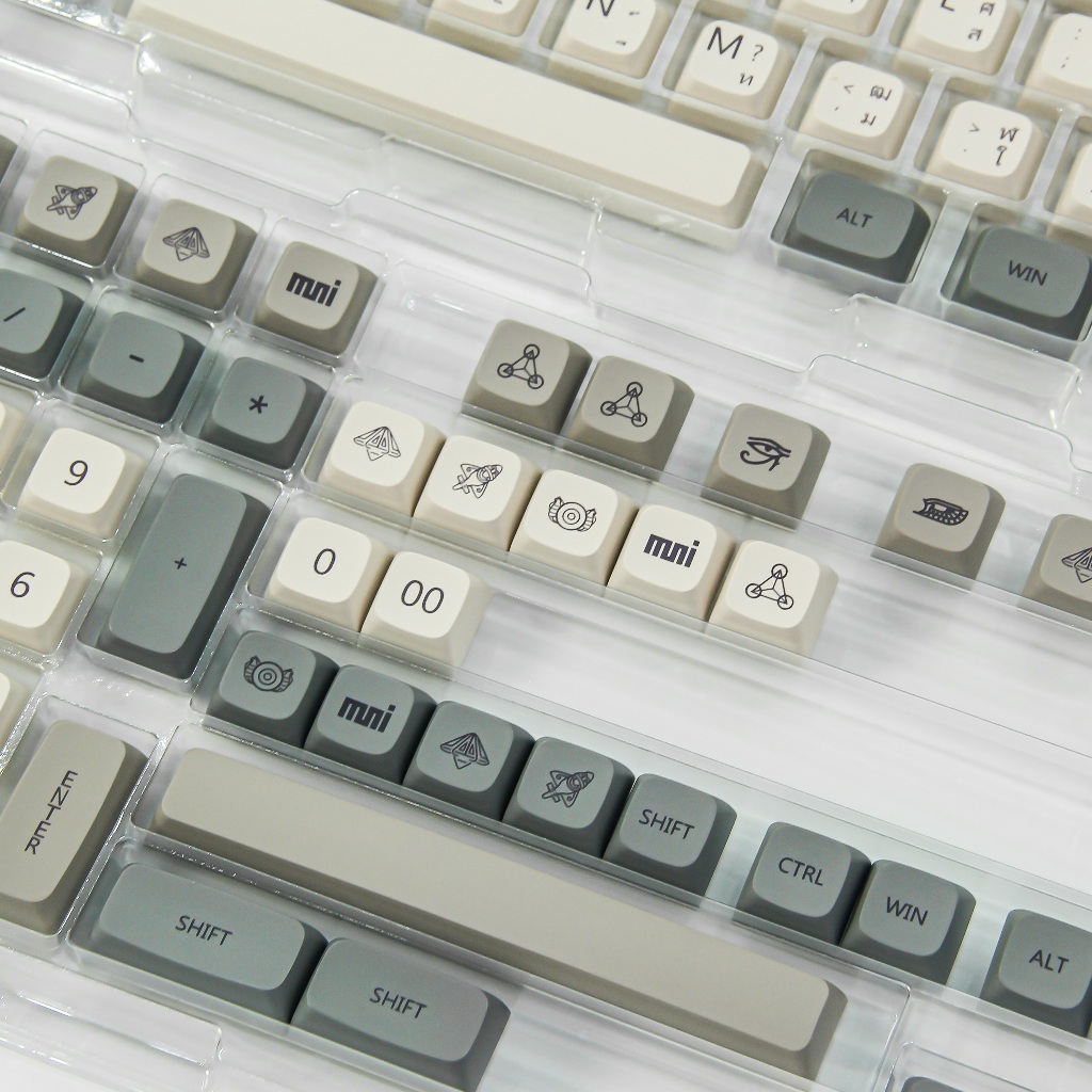 ZIFRIEND ปุ่มกดธีมการตรัสรู้ 133-Key XDA Profile PBT Key Cap สำหรับกลไก ...