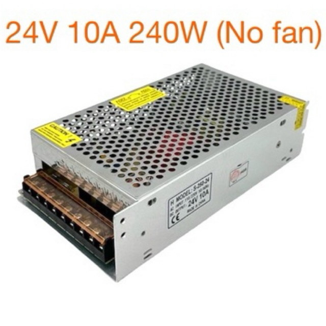 Switching Power Supply 24V 10A 240W (No fan) สวิตชิ่งเพาเวอร์ซัพพลาย ...