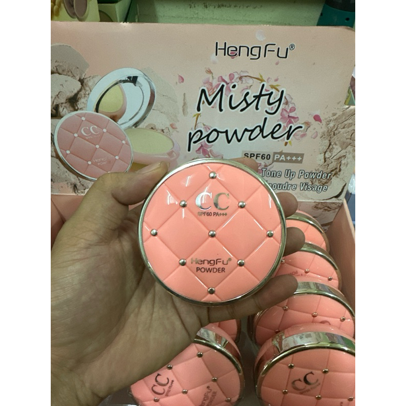 แป้งพัฟ 2ชั้น Hengfu misty powder | Shopee Thailand