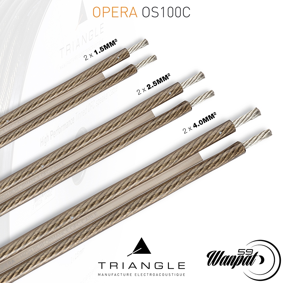 TRIANGLE : OS100C - HIFI SPEAKER CABLE | Shopee Thailand