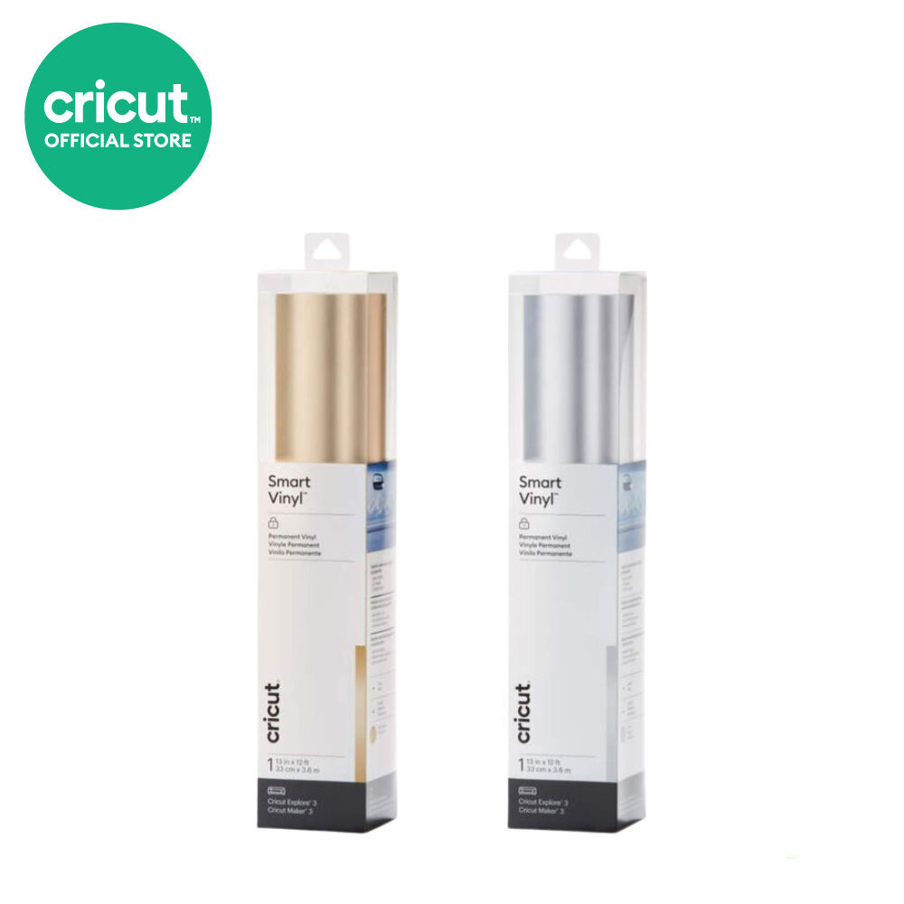 Cricut Smart Vinyl Permanent ขนาด 13 นิ้วx12 ฟุต ใช้กับเครื่องตัดรุ่น ...