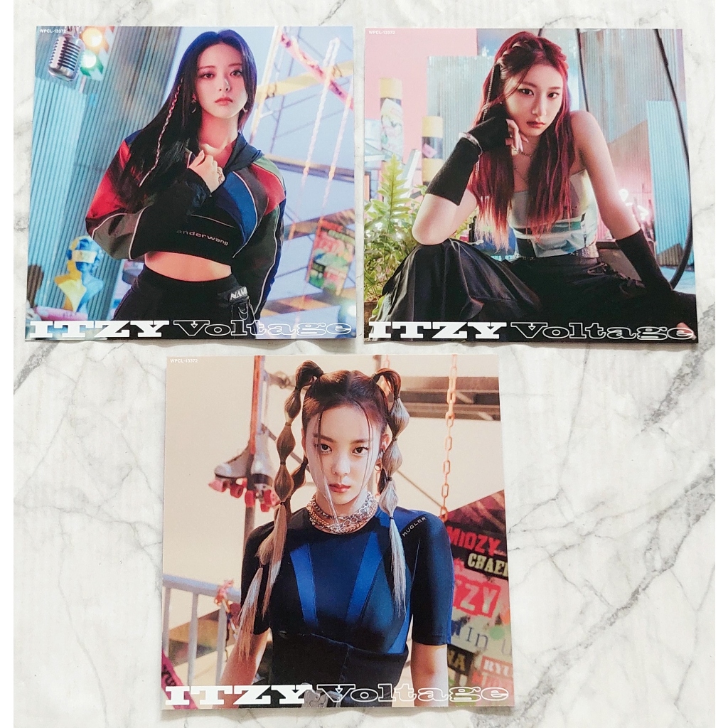 แยกขาย Jackect Post Card ของแท้ จาก อัลบั้ม ญี่ปุ่น ITZY - Voltage Japanese Album เวอร์ Limited ...