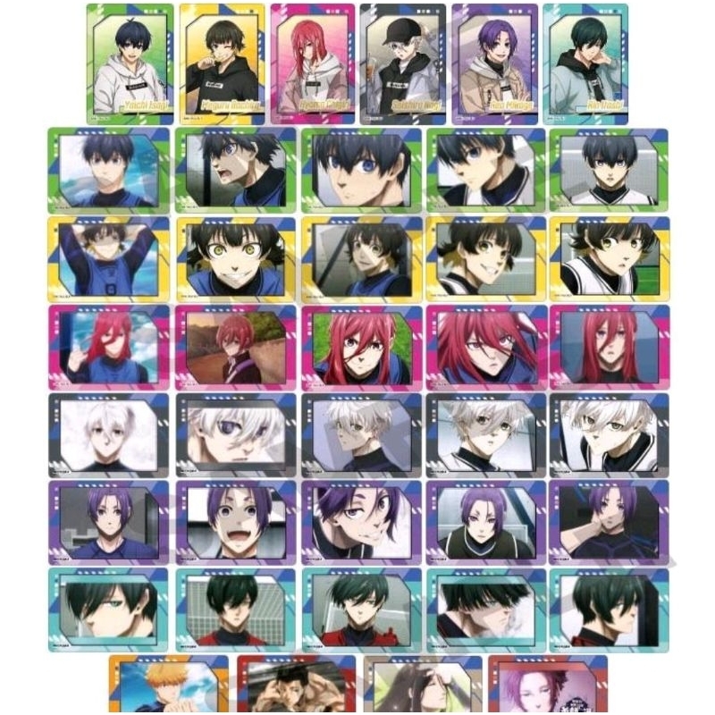 blue lock card ลิขสิทธ์เเท้ | Shopee Thailand