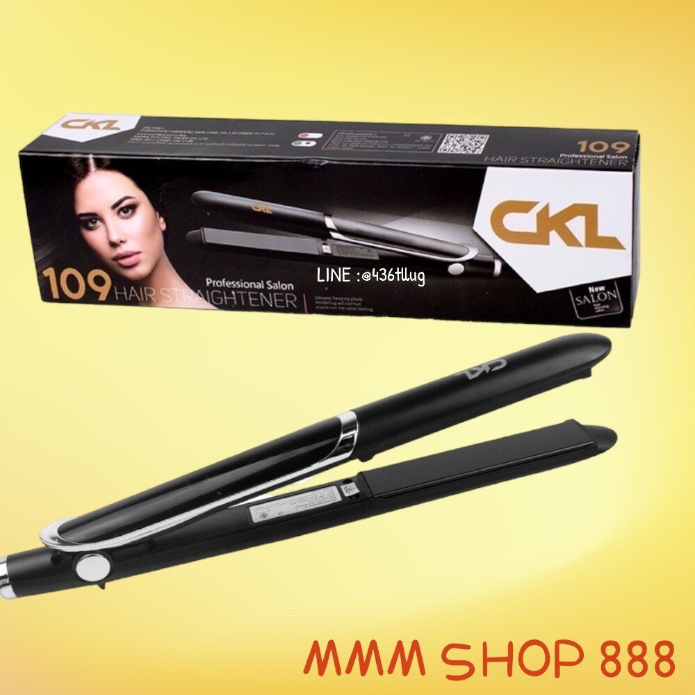 เครื่องหนีบผม : CKL ซีเคเเอล รุ่น CKL-109 สินค้าพร้อมส่ง | Shopee Thailand