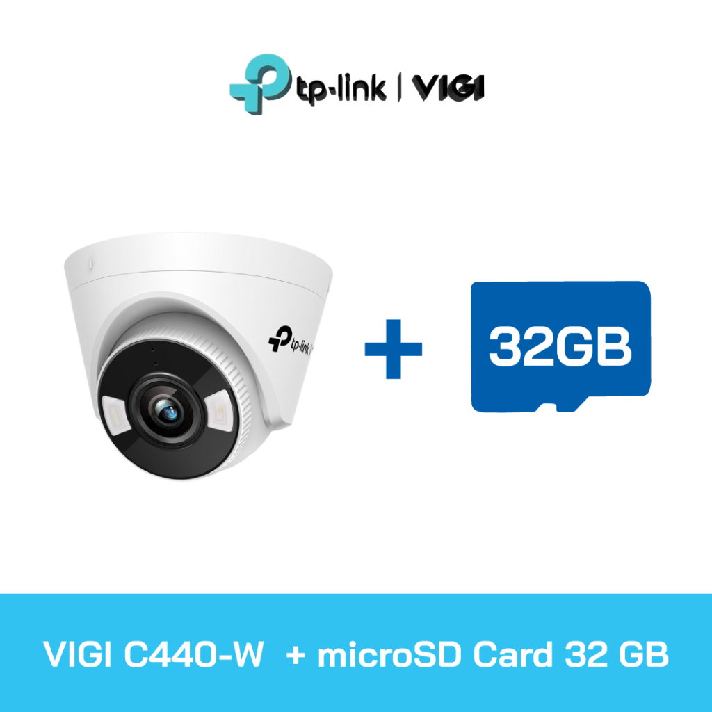 TP-LINK|VIGI กล้องวงจรปิด WIFI 4 ล้านพิกเซล รุ่น VIGI C440-W (เลือก ...