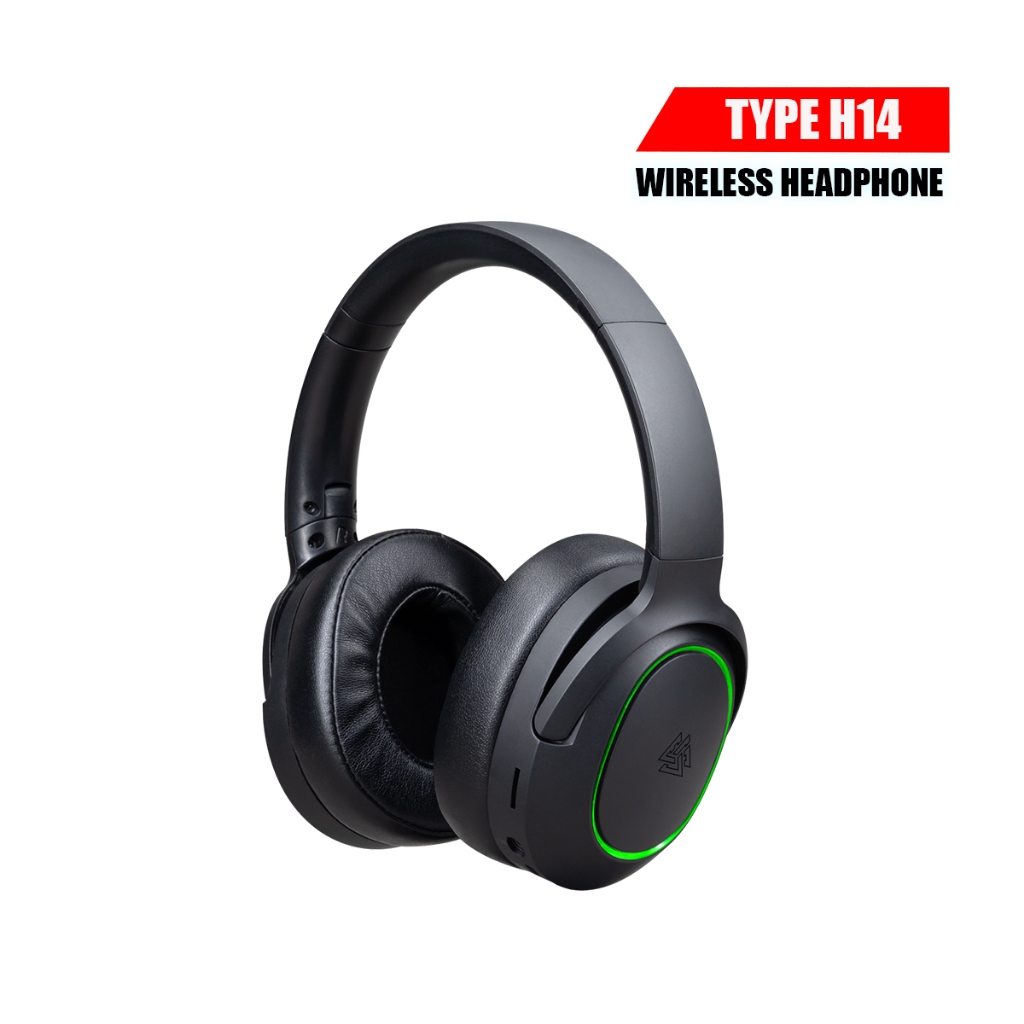 EGA TYPE H14 หูฟังเกมมิ่งไร้สาย 2.4GHz and Bluetooth 5.1 มีไฟ LED | Shopee Thailand