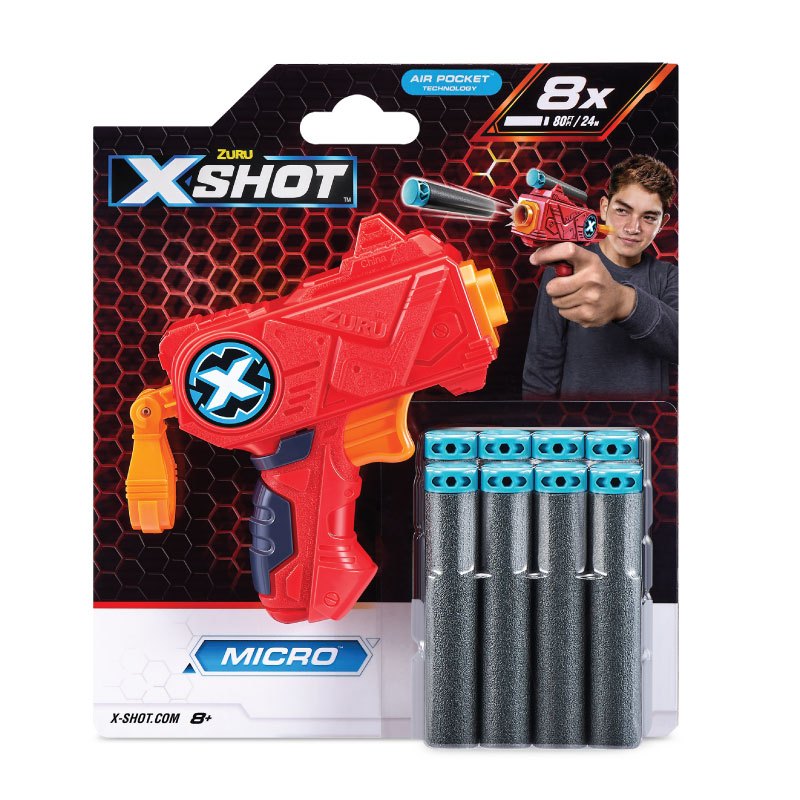 ZURU - ปืนของเล่น X-SHOT EXCEL MICRO COLOR CARD รุ่น 3613 | Shopee Thailand