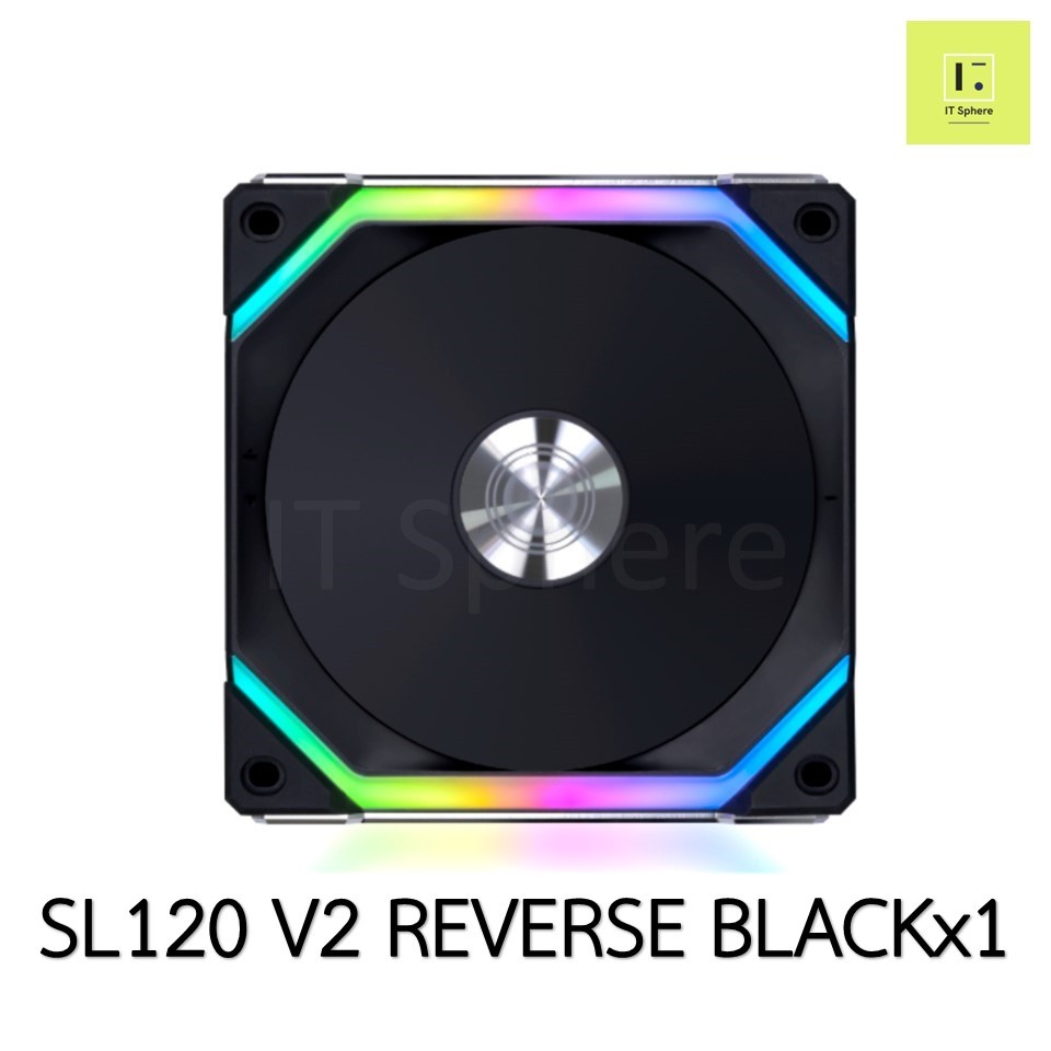 [ REVERSE SL-V2 ] LIAN LI SL120 V2 RGB BLACK WHITE สีขาว สีดำ SL120 ...