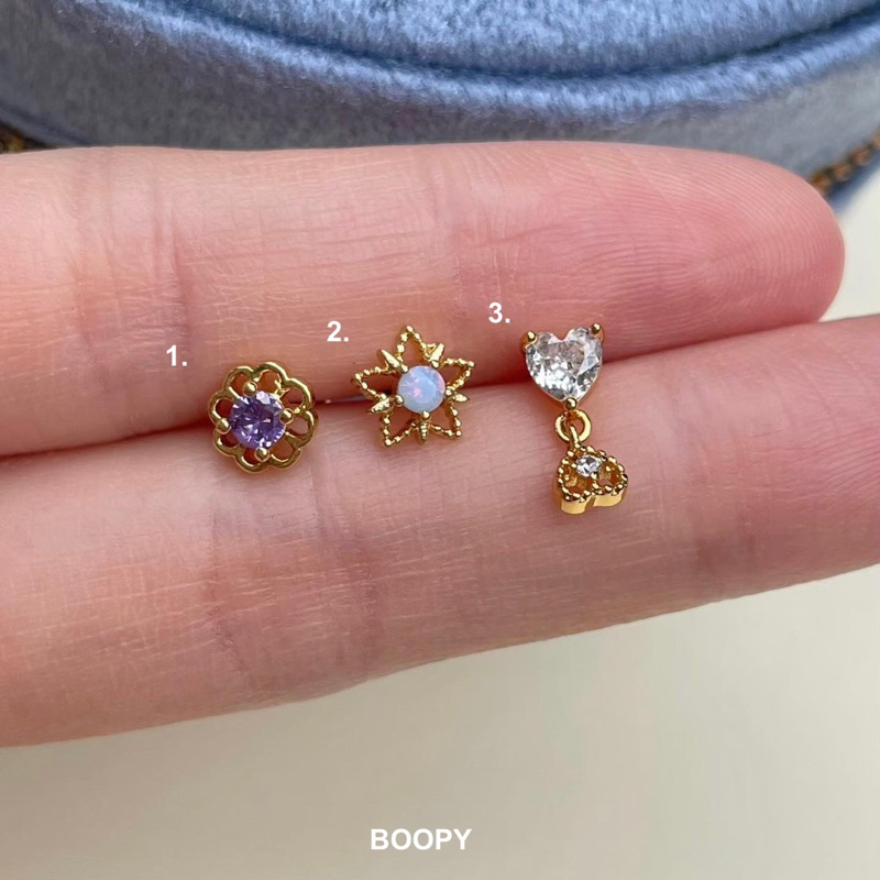 จิวหู Keith, Layne, Heart rene piercing | Shopee Thailand