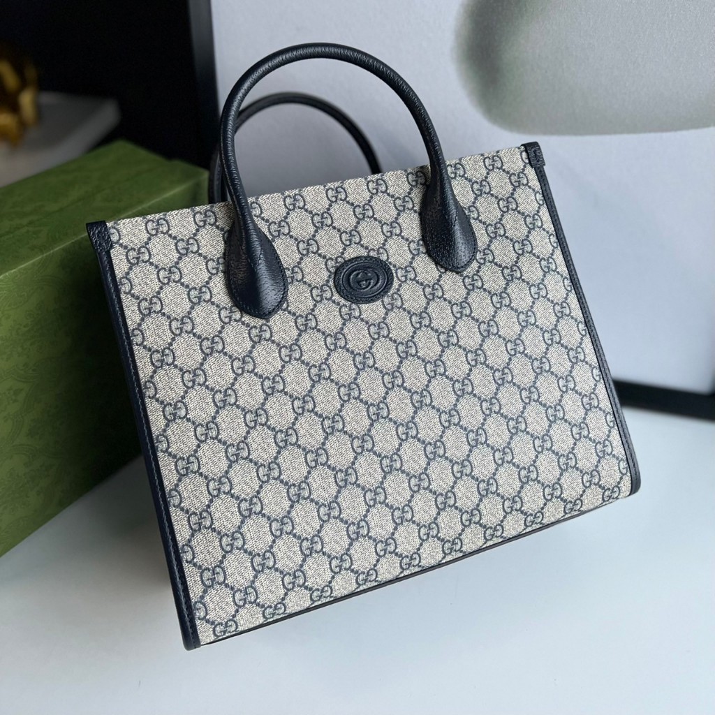 กระเป๋าใส่เอกสาร GU CCI TOTE BAG WITH STRAP สวยมาก งานเทพสุดหนังดีมาก ...