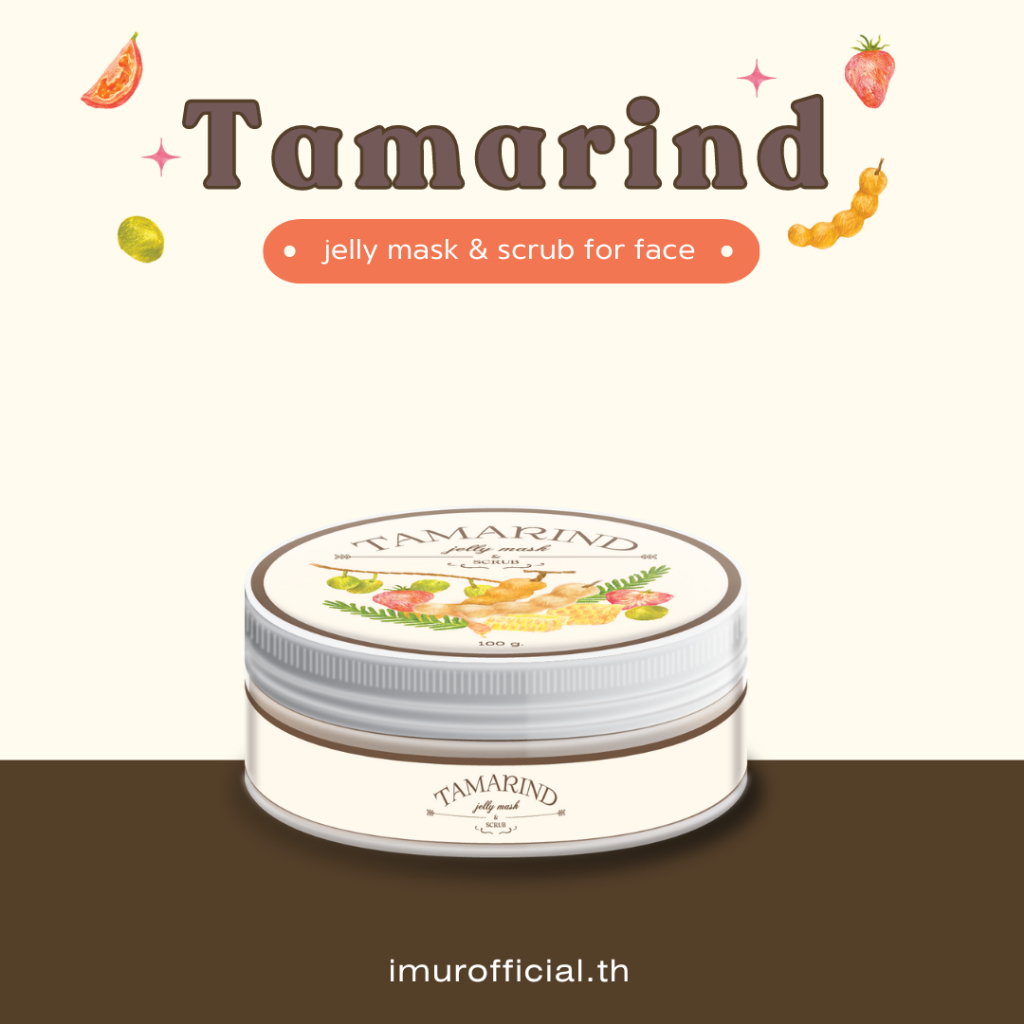 Tamarind Jelly mask & scrub for face | Shopee Thailand