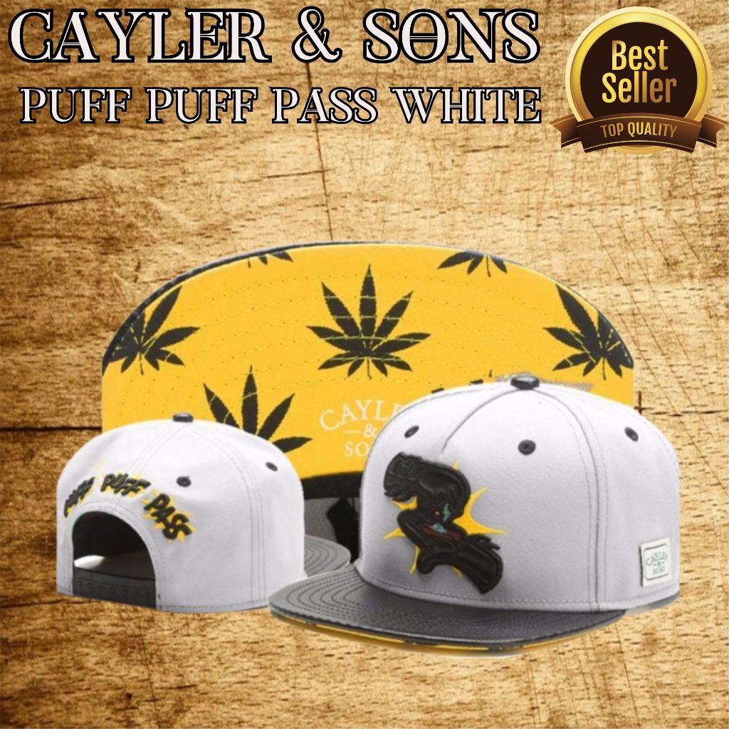 หมวกแก๊ป CAYLER & SONS - PUFF PUFF PASS - Hip Hop Snapback Cap | Shopee ...