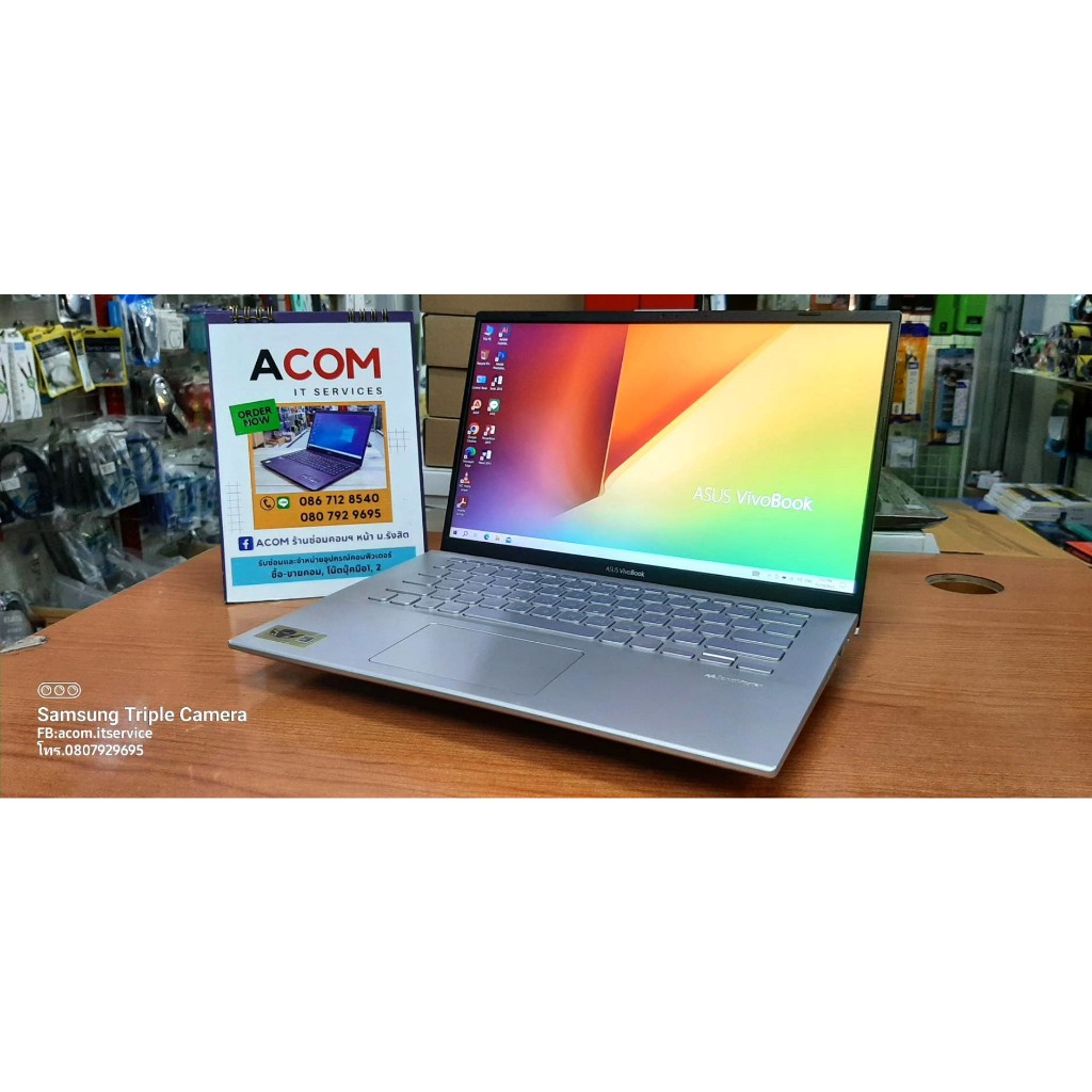 โน๊ตบุ๊คมือ2 Asus VivoBook 14 X412F Intel Pentium Gold 5405U Ram4GB ... โน๊ตบุ๊คมือ2 Asus VivoBook 14 X412F Intel Pentium Gold 5405U Ram4GB ...