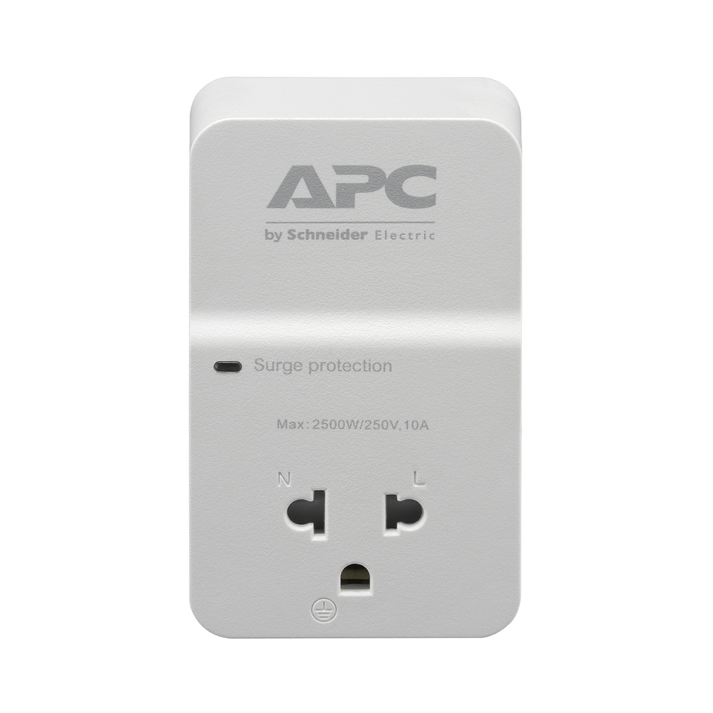 (อุปกรณ์ป้องกันไฟกระชาก) APC HOME/OFFICE SURGEARREST 1 OUTLET 230V (PM1W-VN) | Shopee Thailand