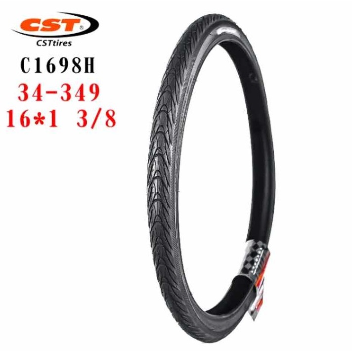 ยางนอกขอบลวด CST 16x1 3/8 (349) แพค 1 เส้น | Shopee Thailand