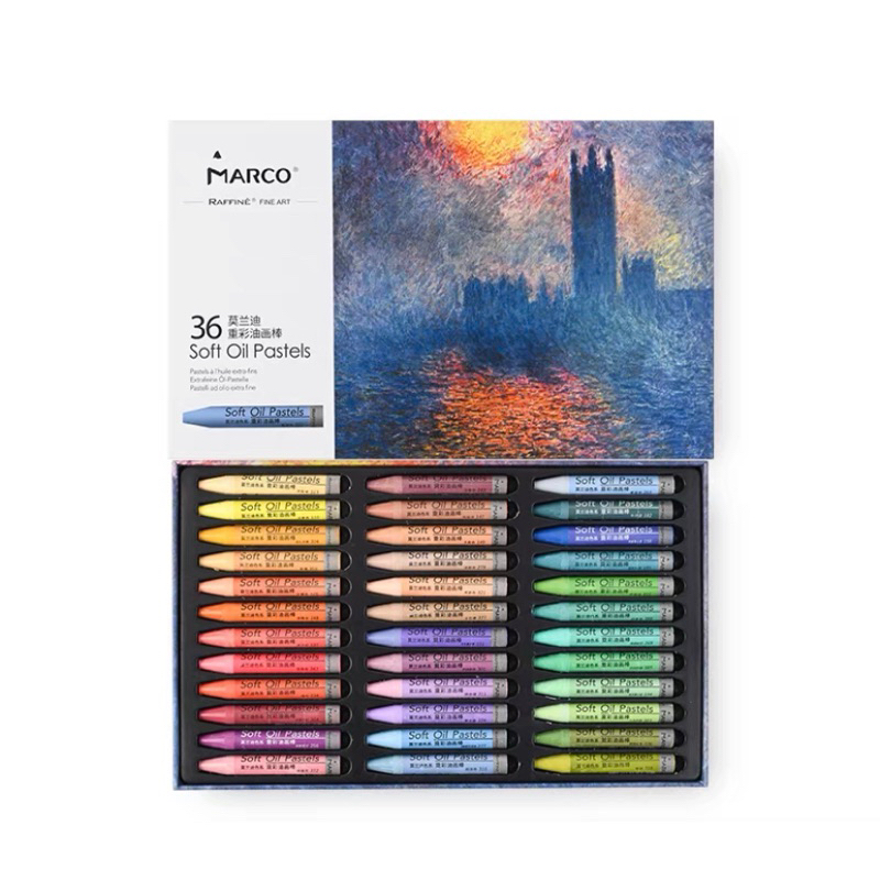 Marco Raffine oil pastel 36 48 สี | Shopee Thailand
